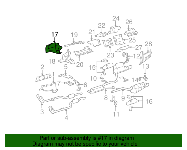 204-682-02-72 - Heat Shield 2008-2015 Mercedes-Benz | Mercedes-Benz USA ...