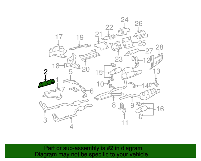 2003-2013 Mercedes-Benz Manifold Gasket 272-142-06-80 | MB Parts Center