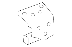 52182-02120 - Bumper Bracket 2020-2022 Toyota Corolla | Longo Toyota Parts