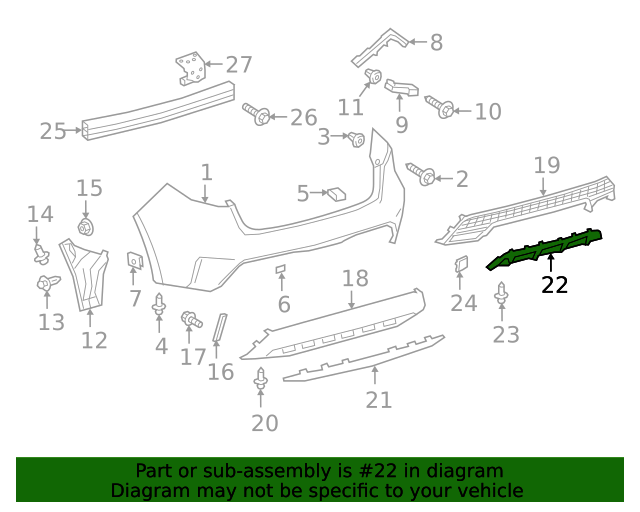 52453-12901 - Lower Molding - 2021-2022 Toyota Corolla | OEM Genuine ...