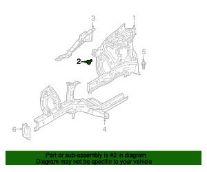86591-38000 - Apron Assembly Bolt 2007-2024 Kia | Kia.Parts Store