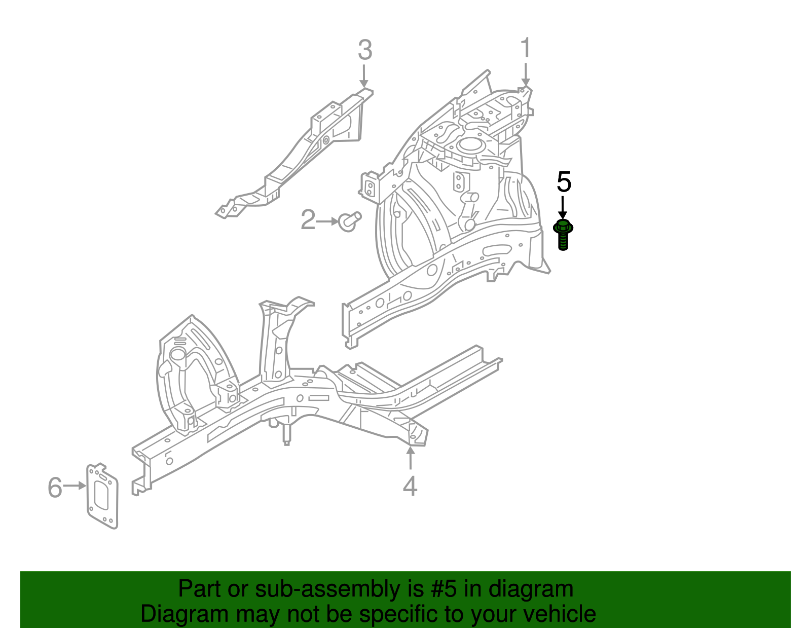 11408-06141 - Door Window Glass Surround Channel Bolt 2005-2025 Kia ...