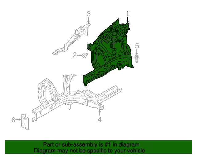 64501-G5000 - Apron Assembly 2017-2021 Kia Niro | Kia.Parts Store