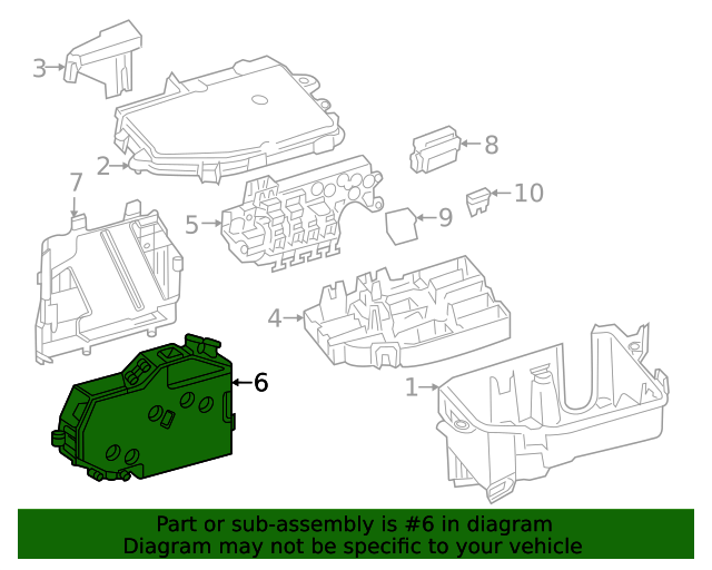 177-540-41-07 - Fuse Box 2021-2023 Mercedes-Benz | AutoNationParts.com