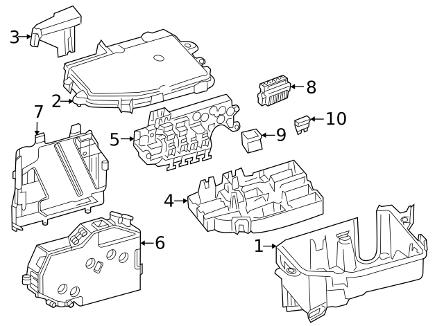 177-540-41-07 - Fuse Box 2021-2023 Mercedes-Benz | Mercedes-Benz USA Parts