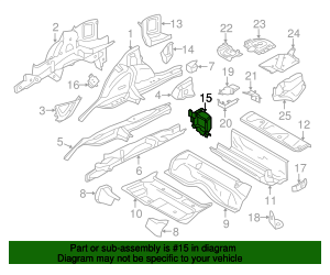 Genuine BMW 41-21-7-347-155 | Roll Bar Bracket | FREE Shipping on Most ...