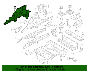 Genuine BMW 41-00-7-297-867 | Reinforced Panel | FREE Shipping on Most ...