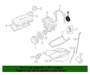 Genuine OEM Ford Part - Seal F37Z-6701-A | Genuine OEM Ford Parts ...