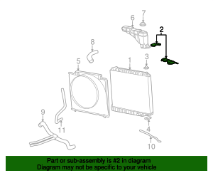 2003-2007 Ford Radiator Assembly Support Bracket 3C3Z-8A193-AA | Blue ...