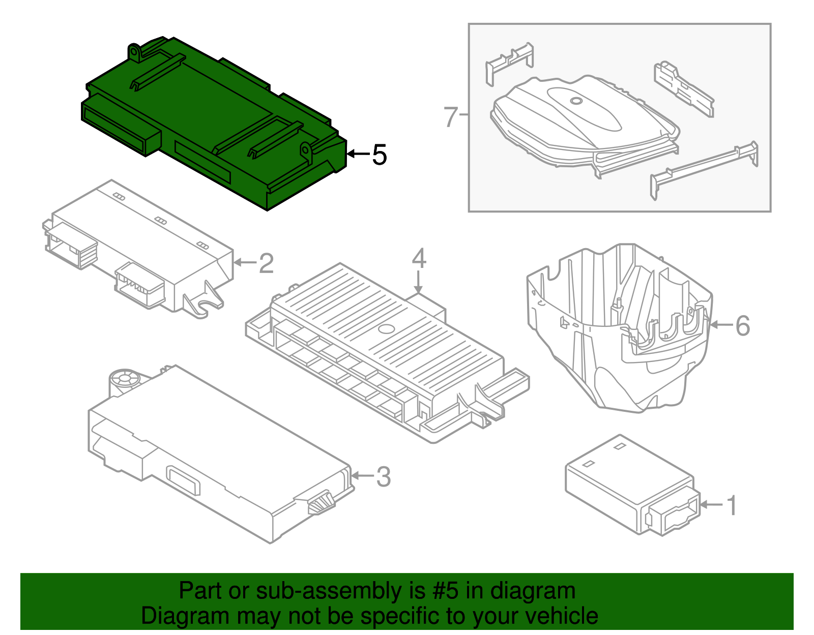 61359364819 - 2015 BMW X1 Junction Box Module (61-35-9-364-819) | BMW ...