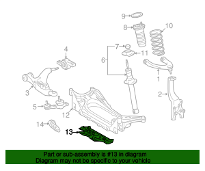 2010-2015 Lexus Radiator Support Splash Shield 53289-53070 | OEM ...