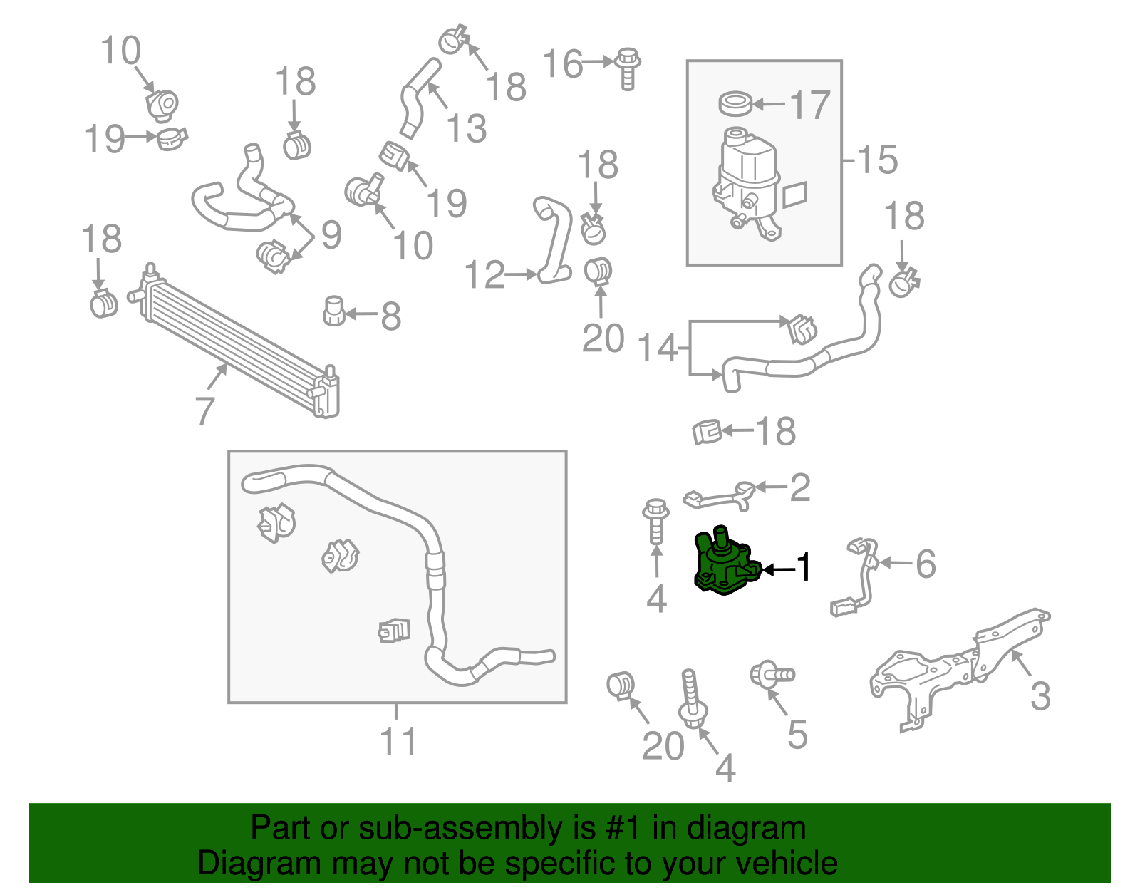 G9040-47090 - 2010-2013 Toyota - Drive Motor Inverter Cooler Water Pump ...