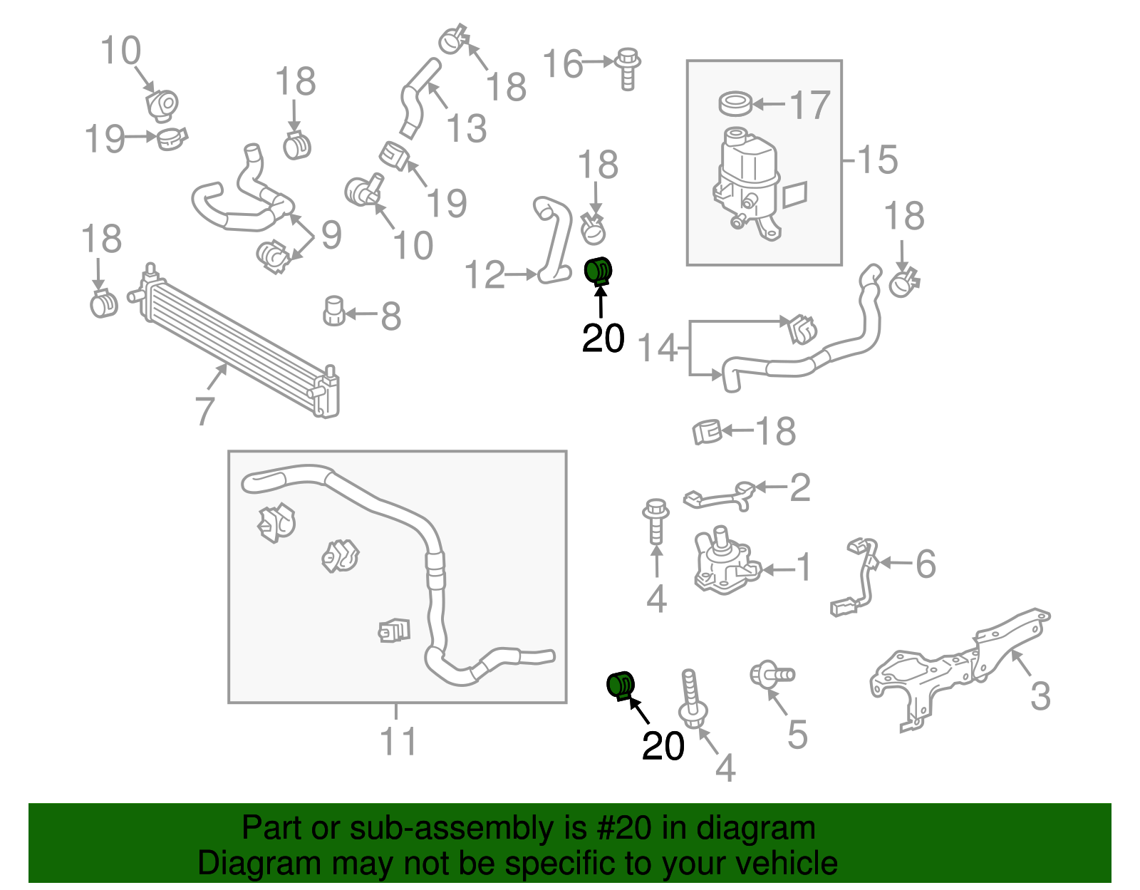 90467-21010 - Power Steering Hose Clamp 2000-2015 Toyota | Longo Toyota ...