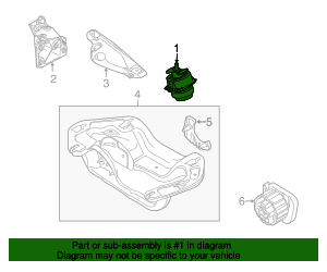 22116795418 - 2009-2013 BMW X5 Engine Support (22-11-6-795-418) | BMW ...