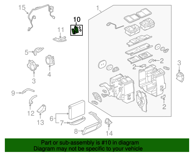2007-2009 Cadillac SRX Air Conditioning Expansion Valve Kit with Seals ...