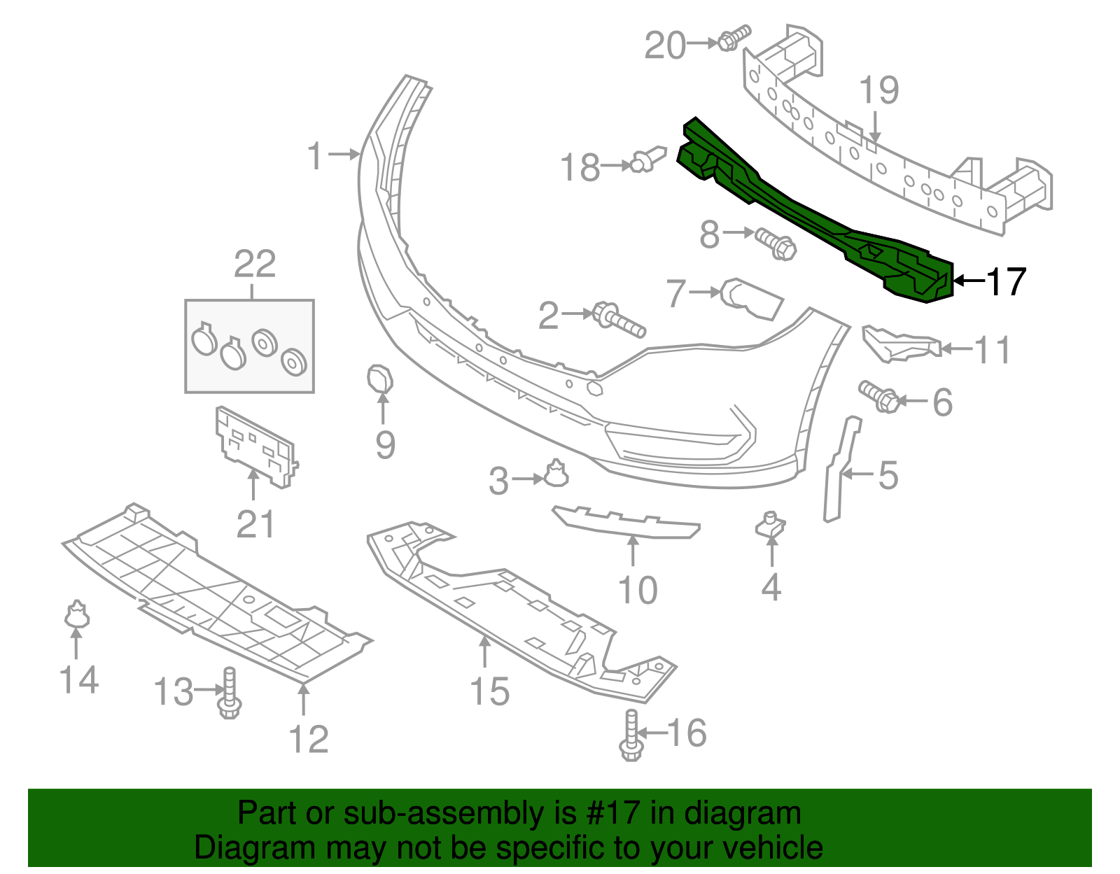 2017-2021 Mazda CX-5 Absorber KB7W-50-111A | Real Mazda Parts