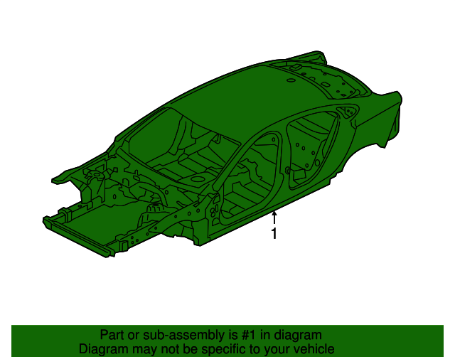T2H14794 - Vehicle Body Shell 2016-2020 Jaguar XF | AutoNation Parts