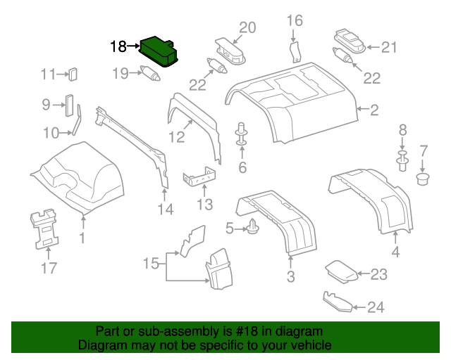 901-820-01-01 - Reading Lmp Assembly 2010-2018 Mercedes-Benz | Mercedes ...