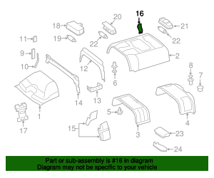 906-695-00-14 - Mount Bracket 2010-2018 Mercedes-Benz | Mercedes-Benz ...