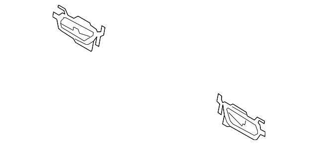 2019-2020 Volvo XC40 Trim Plate Bracket - Passenger Side (RH) 31407968 ...