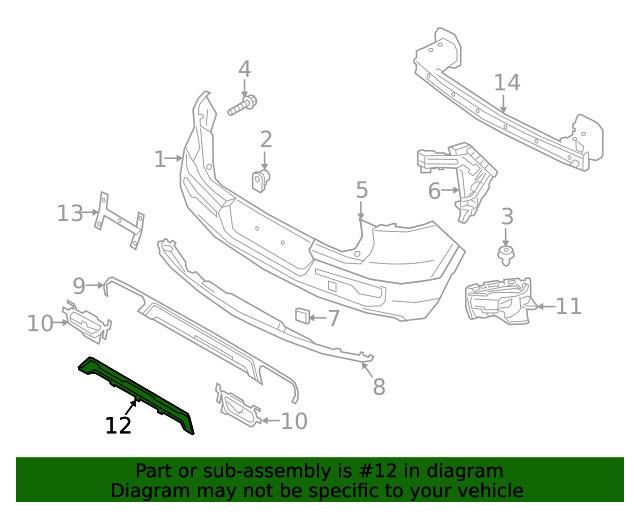 30747809 - Center Cover - 2019 2020 Volvo XC40 | Volvo OEM Parts Direct
