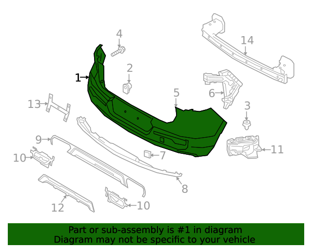 2019-2022 Volvo XC40 Bumper Cover 36011866 | TascaParts.com