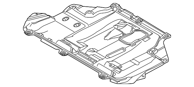 2012-2018 Ford Focus 2012-2014 Ford Focus Engine Under Cover Splash ...