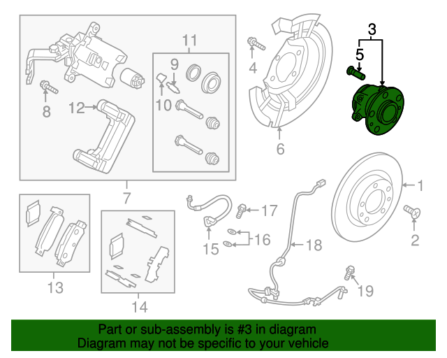 2016-2021 Mazda CX-3 Hub & Bearing D10E-26-15X | OEM Parts Online