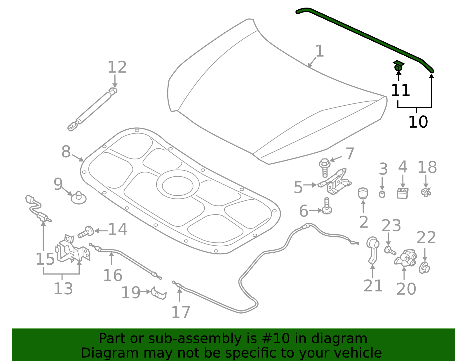 2023-2025 Hyundai Palisade Upper Molding 86360-S8CA0 | OEM Parts Online