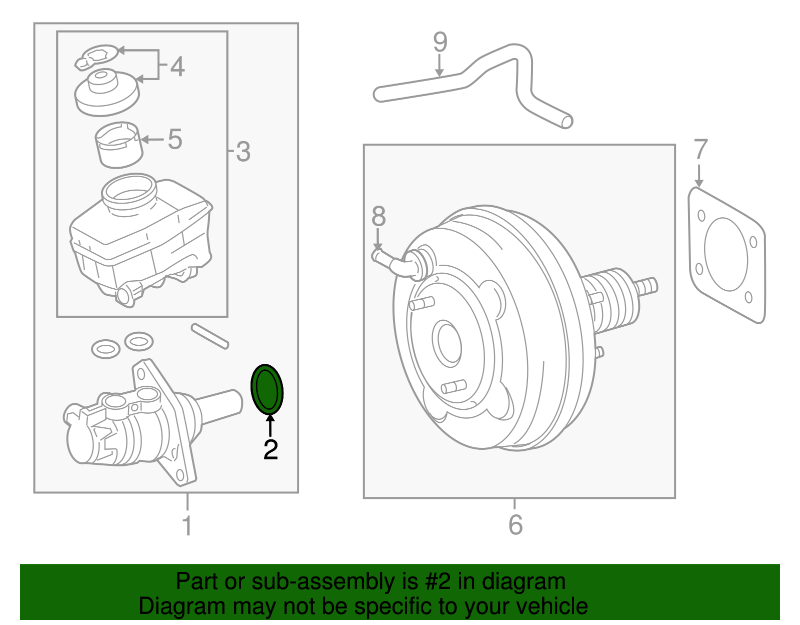 90015-AH002 - 2010-2024 Lexus - Master Cylinder O-Ring | My L Parts