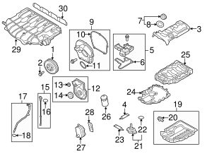 2008-2018 Volkswagen Engine Crankcase Vent Valve 06H-103-495-AH | OEM ...