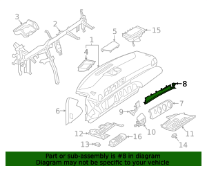 177-680-03-05 - Trim Molding 2020-2023 Mercedes-Benz | AutoNationParts.com