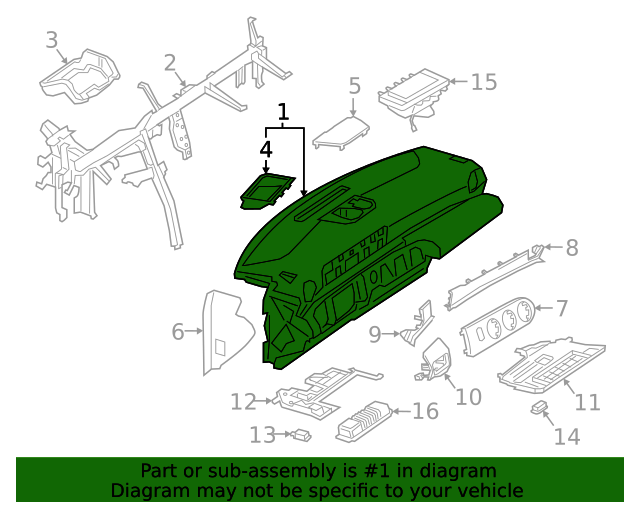 2020-2024 Mercedes-Benz Dashboard Panel 177-680-63-02-7C70 ...