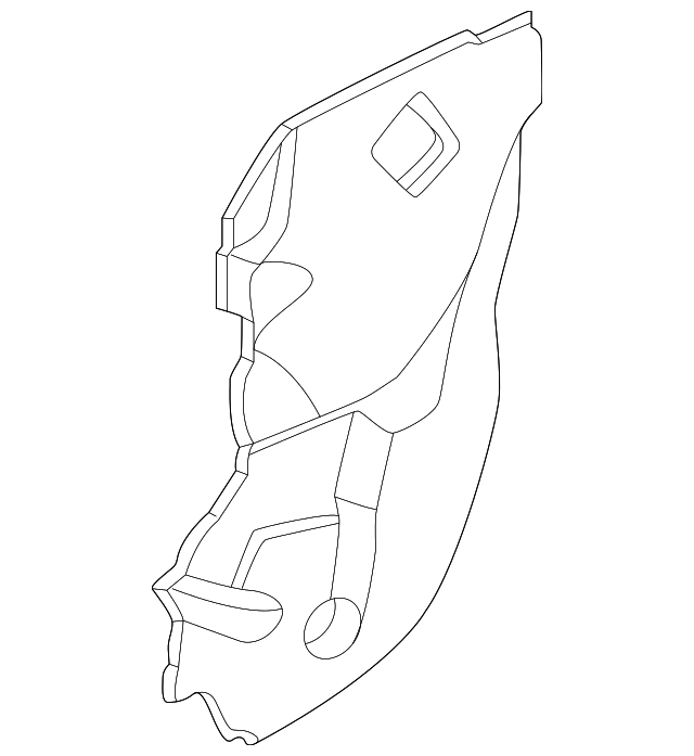 2020-2023 Nissan Versa Water Deflector 80861-5EF0A | TascaParts.com