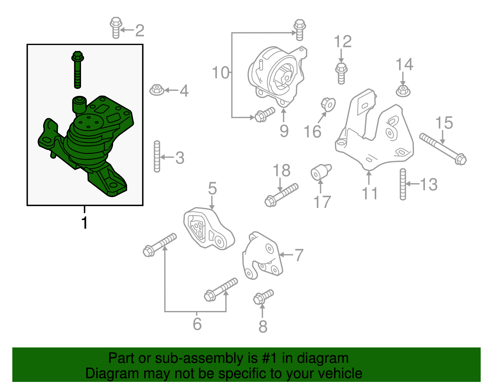2013-2018 Ford Front Mount DA8Z-6038-C | Ford OEM Parts Online