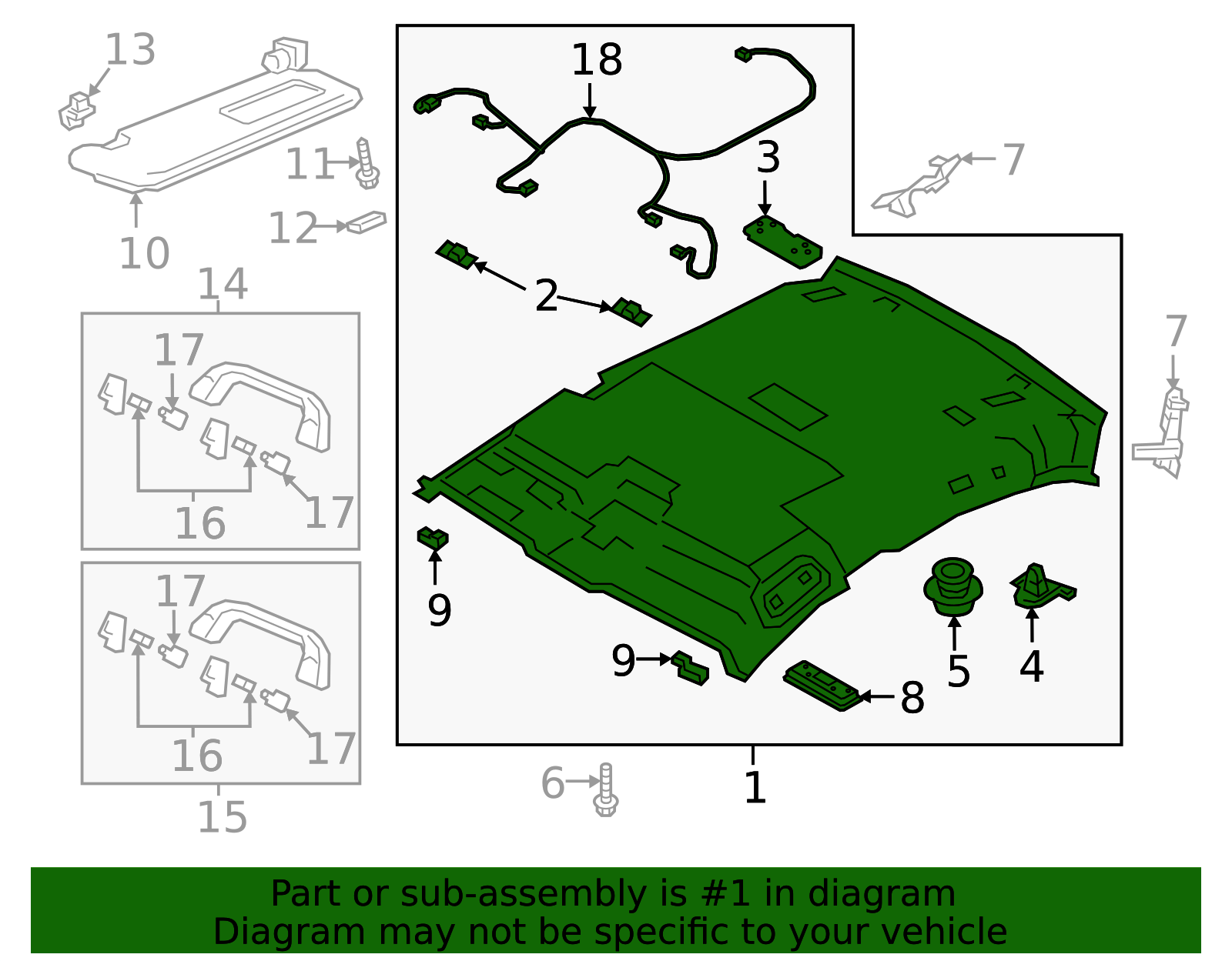 2019-2022 Mazda 3 Headliner BDWP-68-03ZG-75 | RealMazdaParts.com