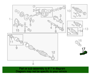 52380-60040 - Differential Housing Support 1998-2007 Toyota Land ...