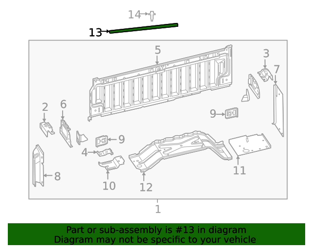2019-2023 Ram 1500 Rack 68295577AC | TascaParts.com