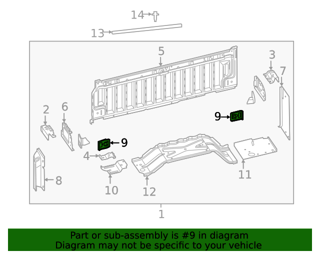 2019-2020 Mopar Tie Down Hook 68293900AD | TascaParts.com