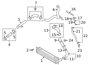 2019-2022 Hyundai Veloster N Inter-Cooler 28270-2GTB1 | OEM Parts Online