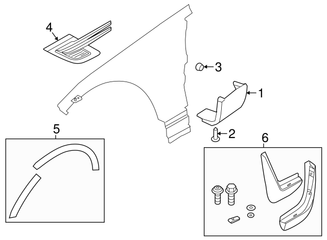 2015-2022 Land Rover Range Rover Sport Lower Molding LR062234 ...
