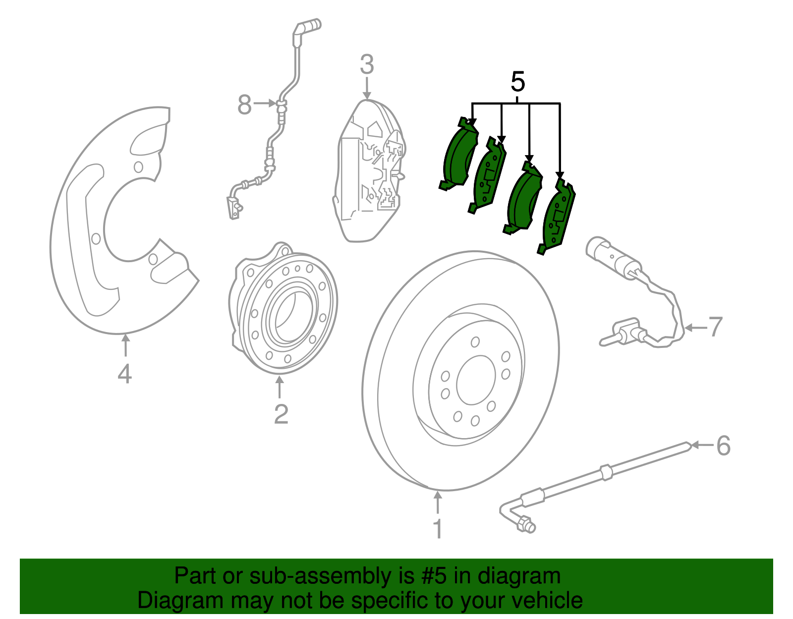 2023-2024 Mercedes-Benz Brake Pads 0004209405 | Retail Performance Auto ...