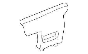 1995-2001 BMW Bumper Cover Support Bracket 51-11-8-125-307 ...