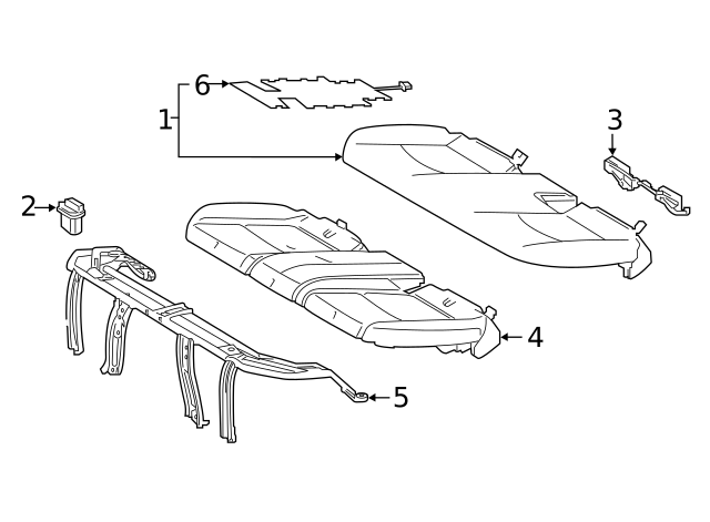 73705-0R020 - Bracket 2019-2023 Toyota RAV4 | Bam Wholesale Parts