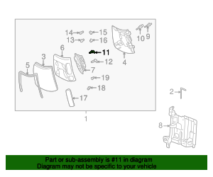 Low Beam Headlamp Bulb 19371171 | GM Parts Center