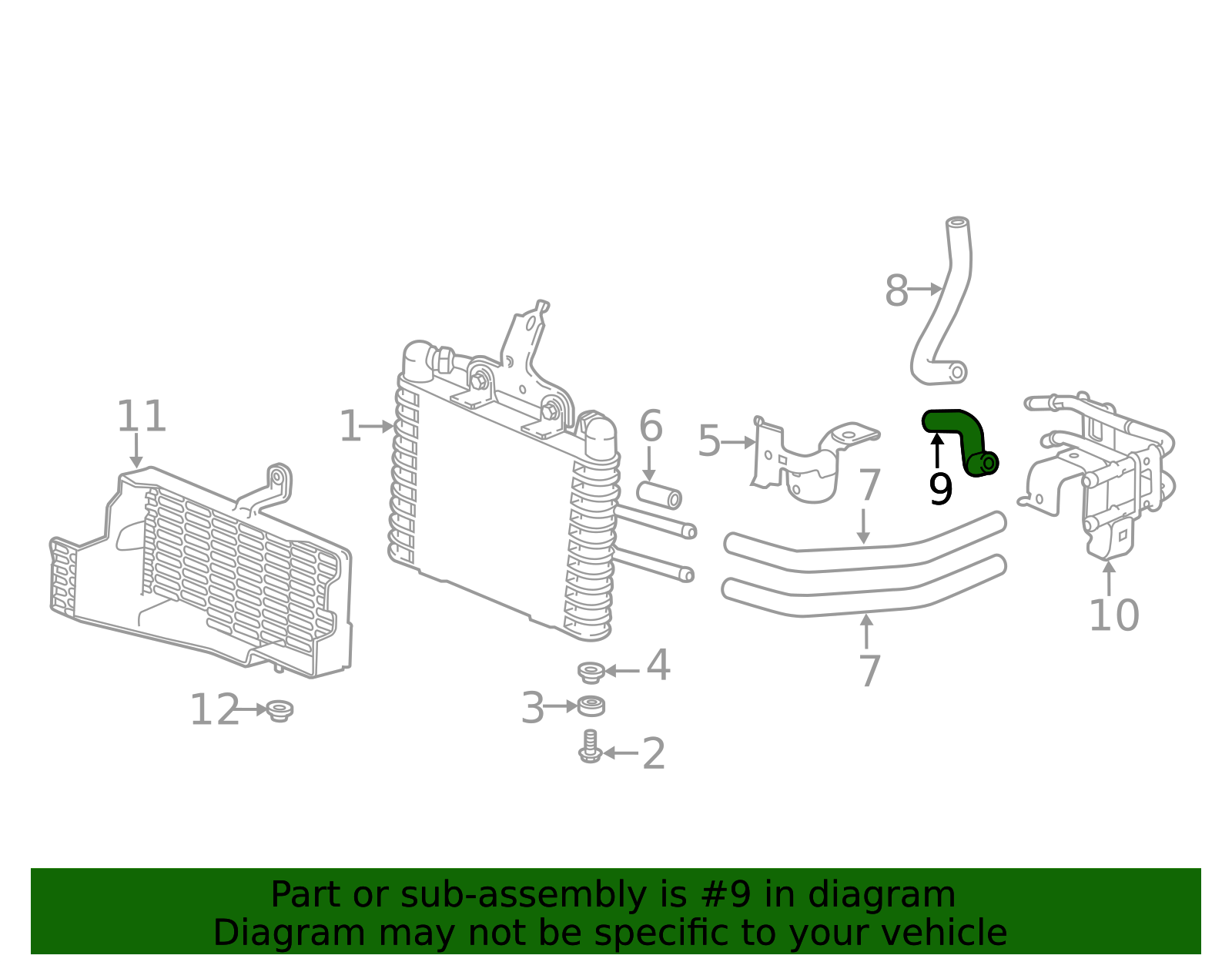 25213-RTA-007 - High-Quality Automatic Transmission Oil Cooler Hose for 2009-2022 Honda ...