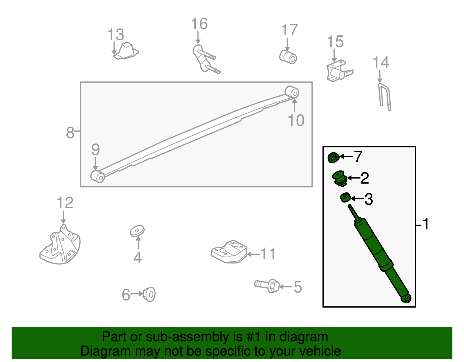 48530-09N40 - High-Quality Shock Absorber for 2007-2013 Toyota Tundra ...