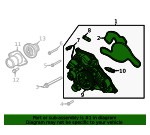 2013-2023 Mopar Water Pump 68346915AA | TascaParts.com
