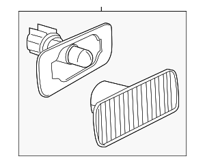 2010-2018 Mopar Marker Lamp 68042140AA | TascaParts.com
