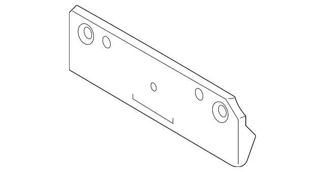 2017-2019 Infiniti QX30 License Bracket 96210-5DA1A | OEM Parts Online
